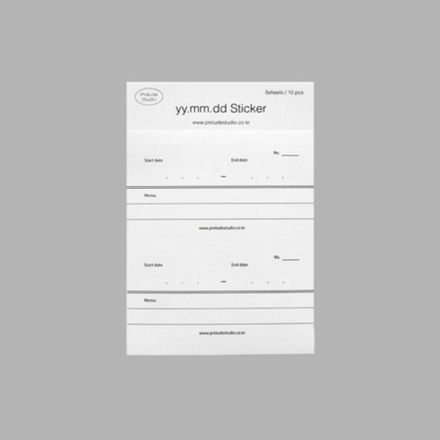 MochiThings: Pastel Date Label Sticker Set