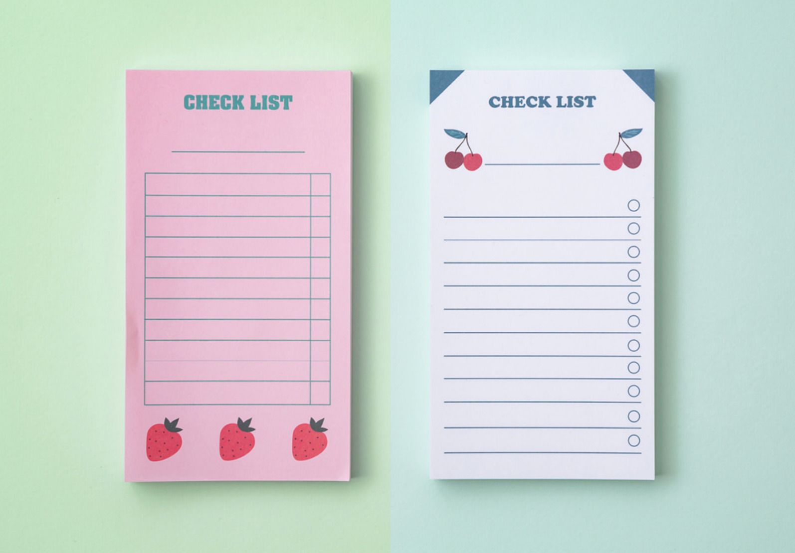 MochiThings: Fruit Checklist Notepad