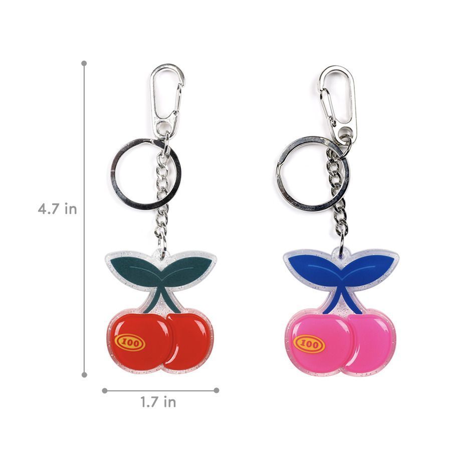 MochiThings: Retro Glitter Epoxy Key Ring