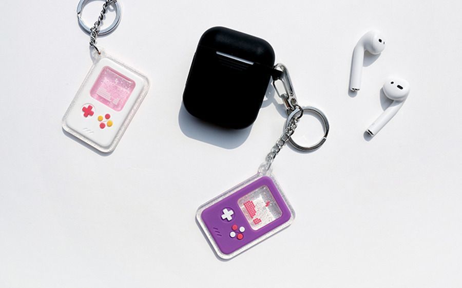 MochiThings: Retro Glitter Epoxy Key Ring