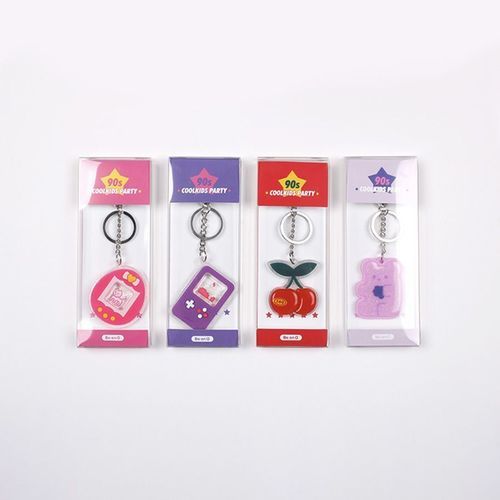 MochiThings: Retro Glitter Epoxy Key Ring