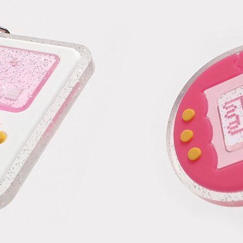 MochiThings: Retro Glitter Epoxy Key Ring