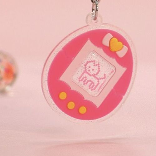 MochiThings: Retro Glitter Epoxy Key Ring