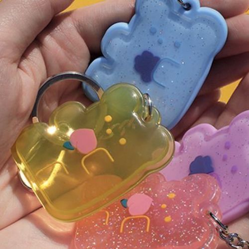 MochiThings: Retro Glitter Epoxy Key Ring