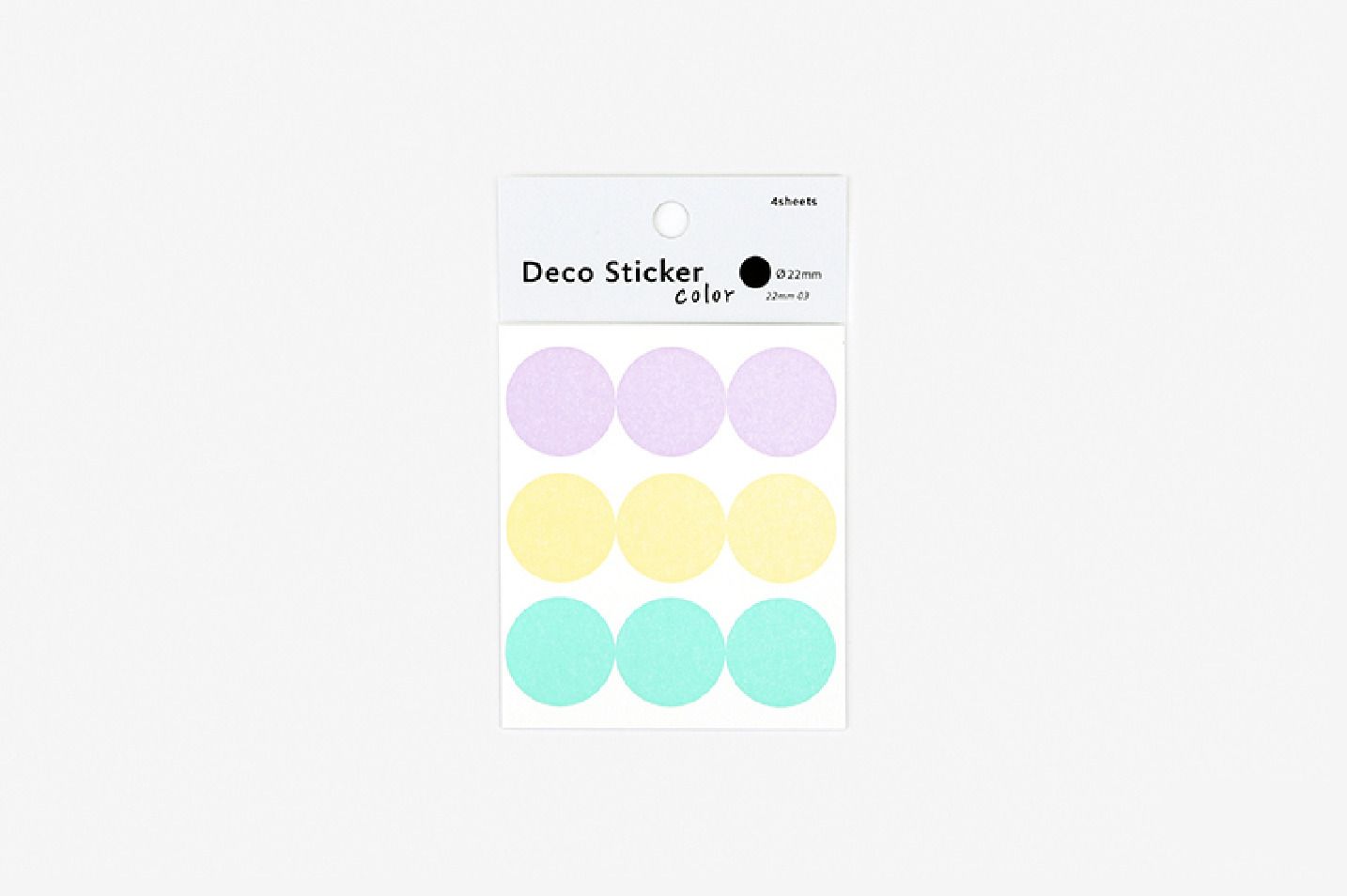 MochiThings: Large Solid Round Sticker Set