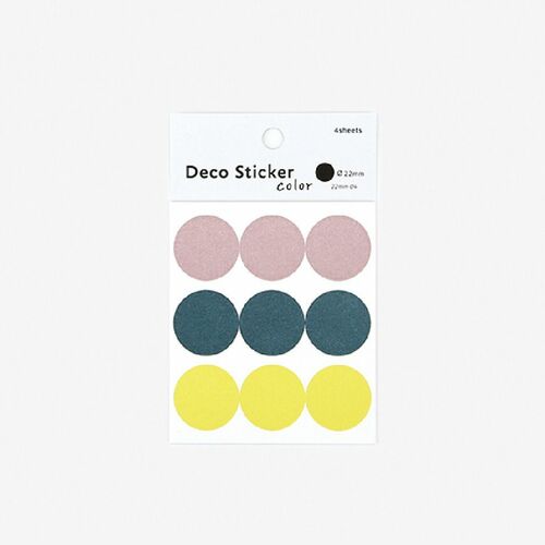 MochiThings: Large Solid Round Sticker Set