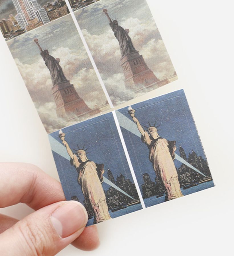 MochiThings: 96pcs New York Label Sticker Set