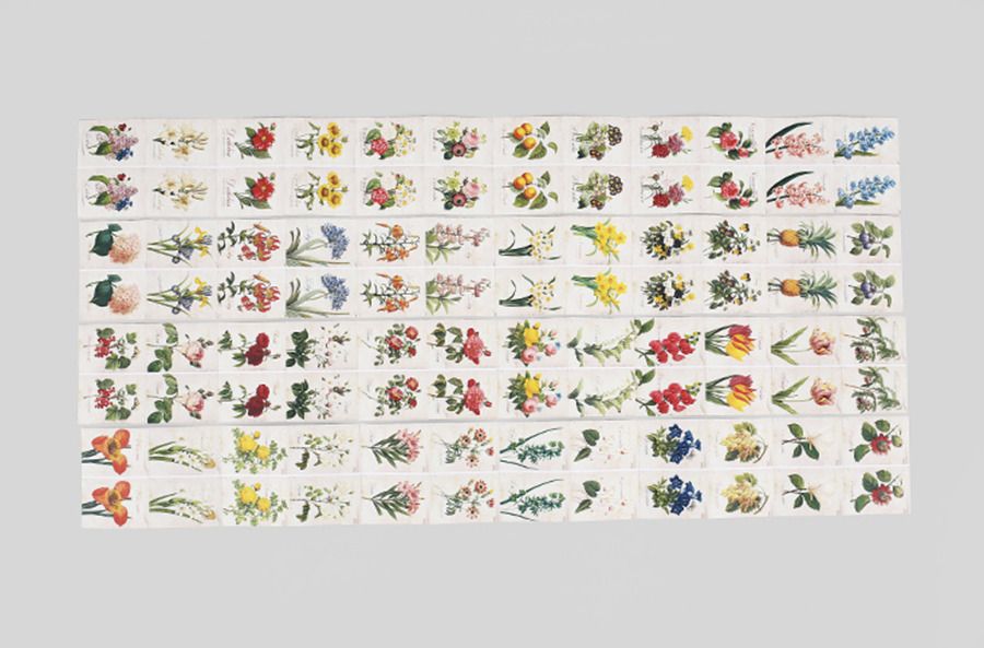 MochiThings: 96pcs Flower Label Sticker Set