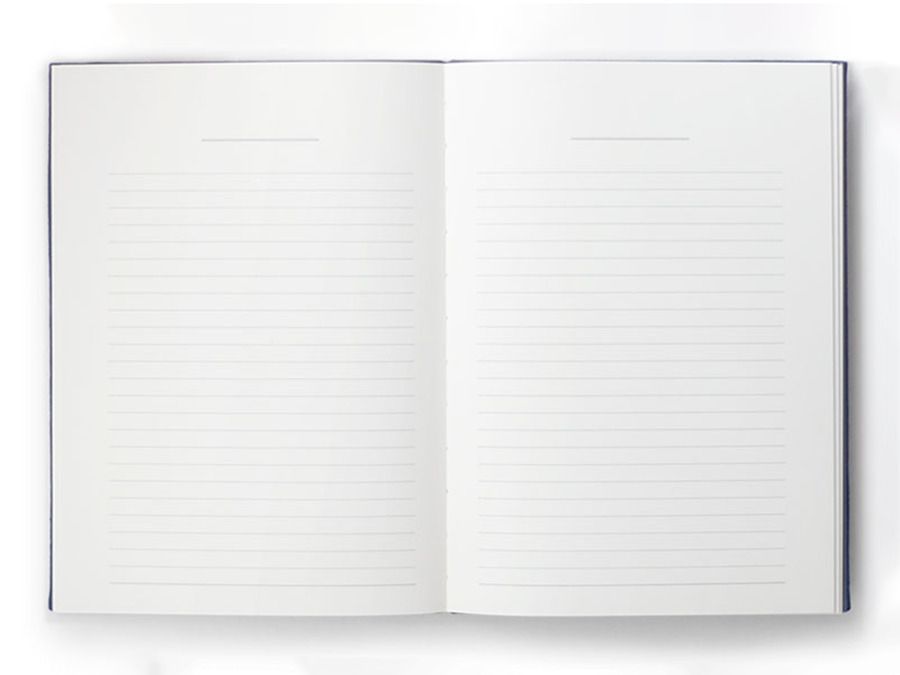 MochiThings: Simple Canvas Lined Notebook