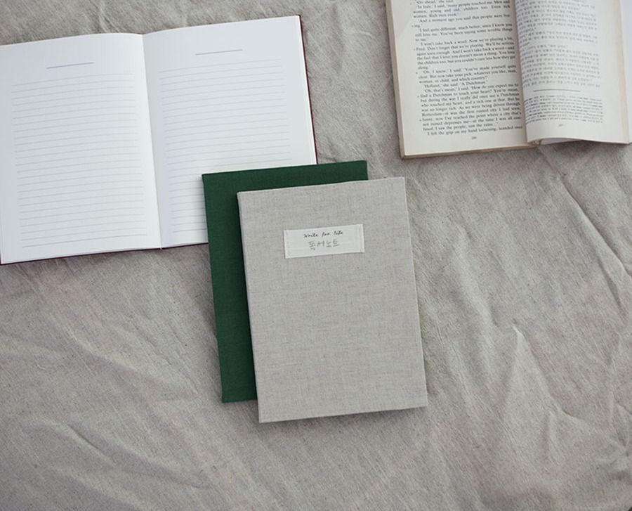 MochiThings: Simple Canvas Lined Notebook