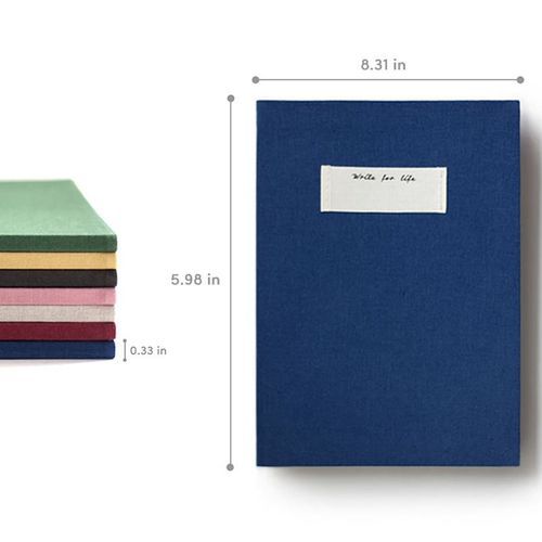 MochiThings: Simple Canvas Lined Notebook
