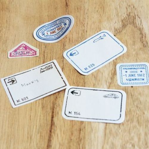 MochiThings: Passport Sticky Note Set