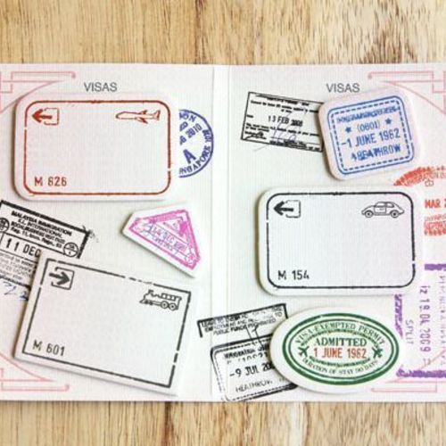 MochiThings: Passport Sticky Note Set