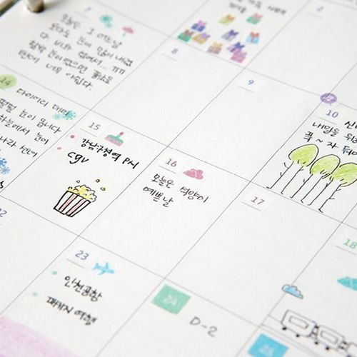 MochiThings: Colorful Date Sticker Set v2