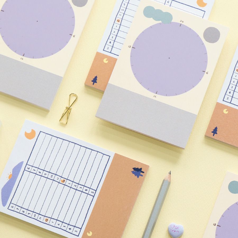 MochiThings: Two Way Timetable Sticky Note