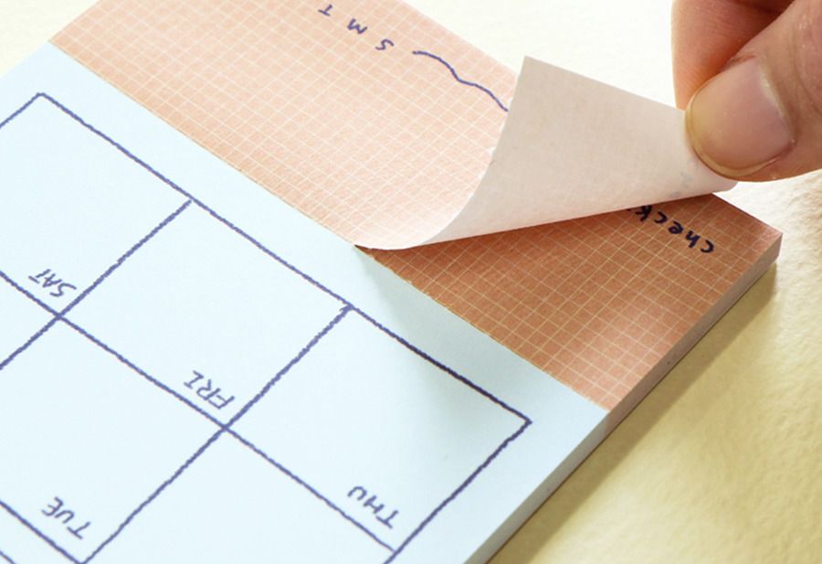 MochiThings: Two Way Timetable Sticky Note