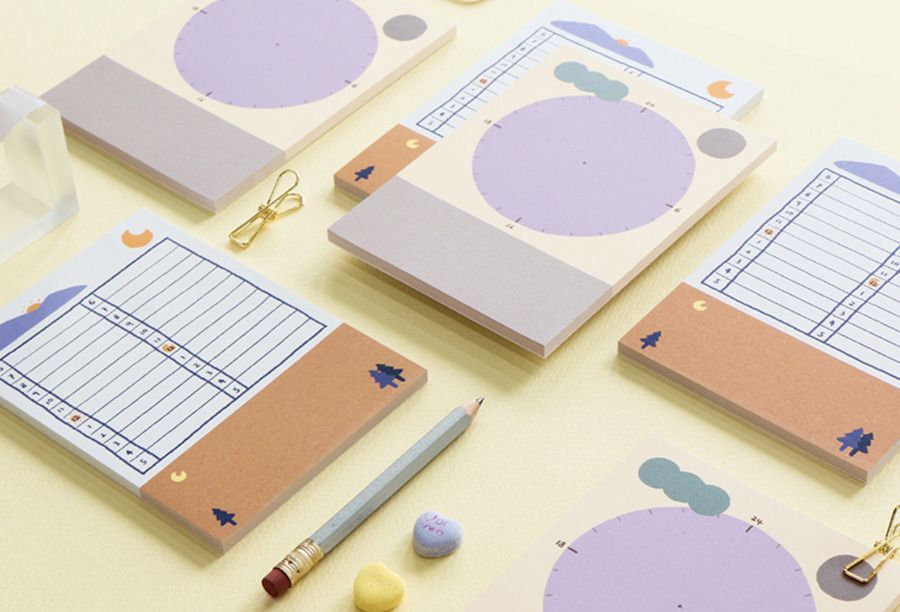 MochiThings: Two Way Timetable Sticky Note