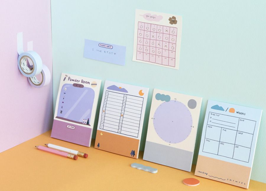 MochiThings: Two Way Timetable Sticky Note