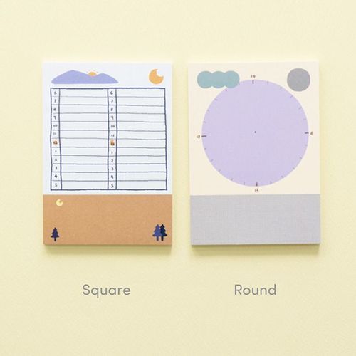MochiThings: Two Way Timetable Sticky Note