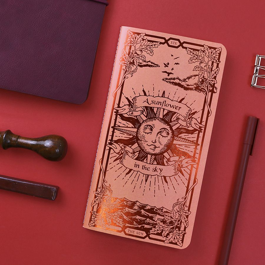 MochiThings: Antique Slim Grid Notebook