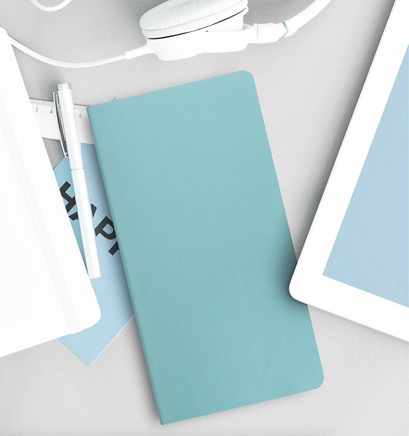 MochiThings: Solid Slim Lined Notebook