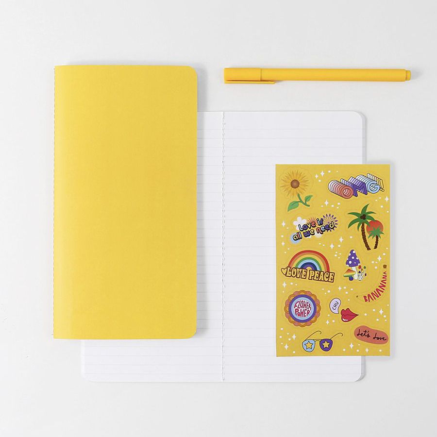 MochiThings: Solid Slim Lined Notebook