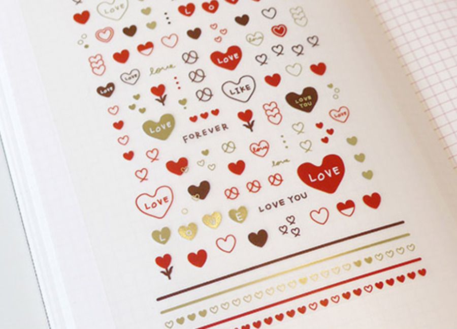 MochiThings: Heart Nail Deco Sticker