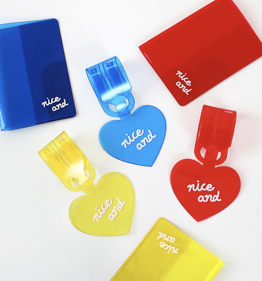 MochiThings: Colorful Heart Luggage Tag