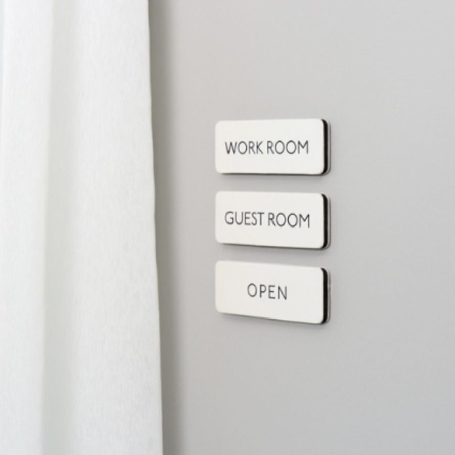 MochiThings: Ivory Basic Door Sign