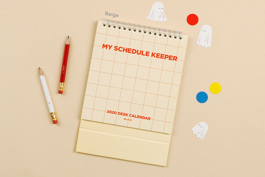 MochiThings: 2020 My Schedule Keeper Desk Calendar