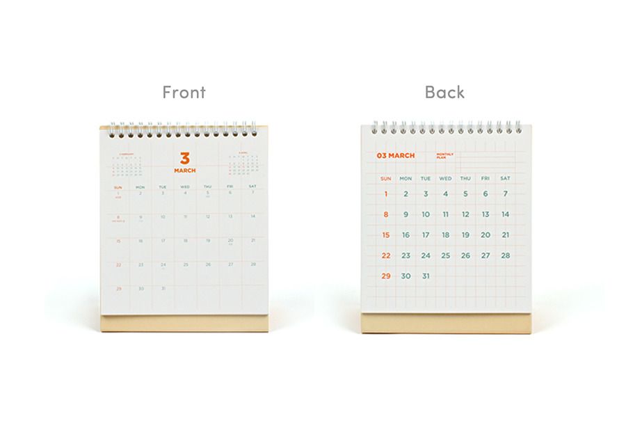 MochiThings: 2020 My Schedule Keeper Desk Calendar