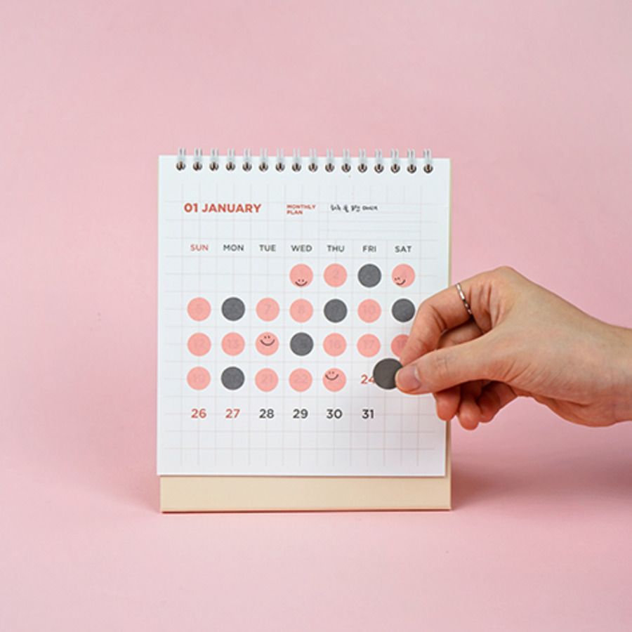 MochiThings: 2020 My Schedule Keeper Desk Calendar