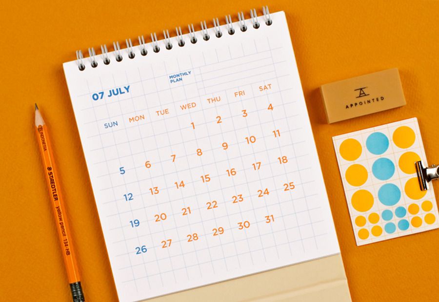 MochiThings: 2020 My Schedule Keeper Desk Calendar