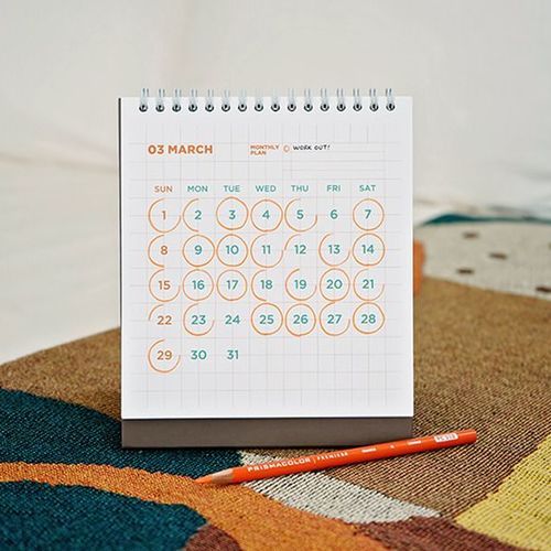 MochiThings: 2020 My Schedule Keeper Desk Calendar