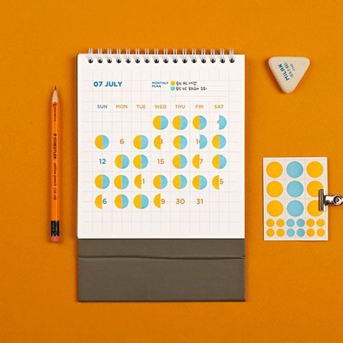 MochiThings: 2020 My Schedule Keeper Desk Calendar
