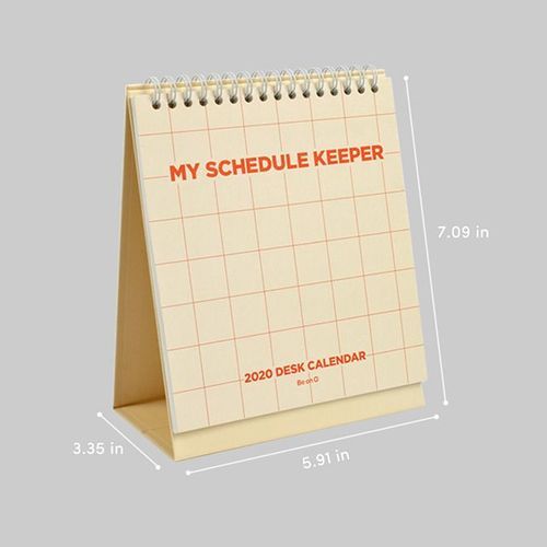MochiThings: 2020 My Schedule Keeper Desk Calendar