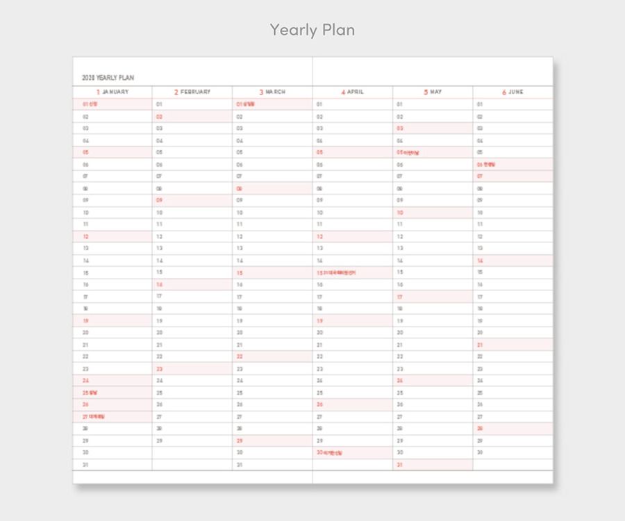 MochiThings: 2020 Edit S Weekly Planner