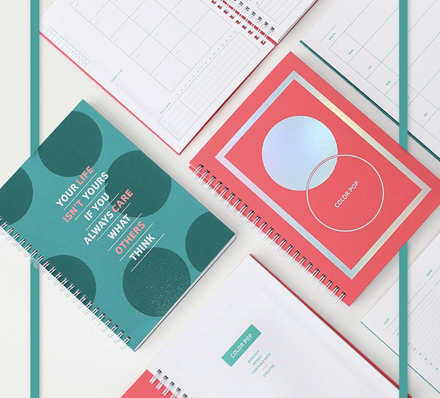 MochiThings: Color Pop Spiral Planner