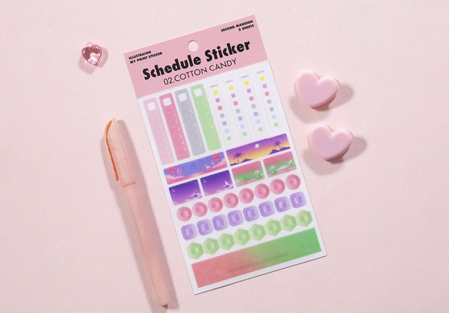 MochiThings: Schedule Deco Sticker Set