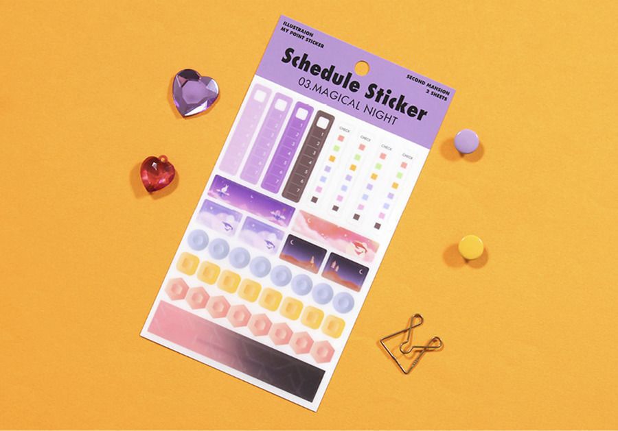 MochiThings: Schedule Deco Sticker Set