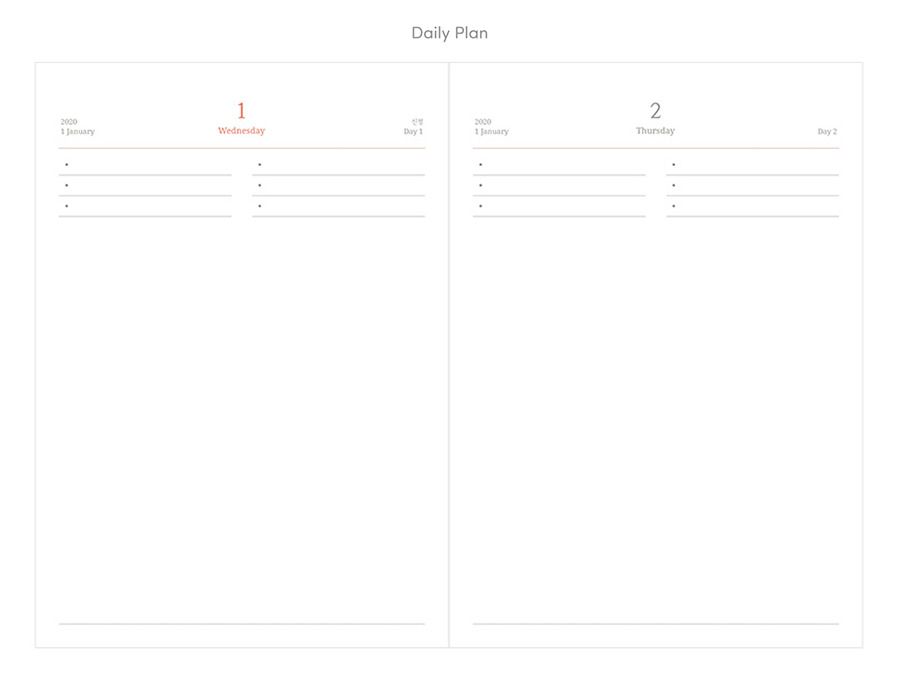 MochiThings: 2020 Object Daily Planner