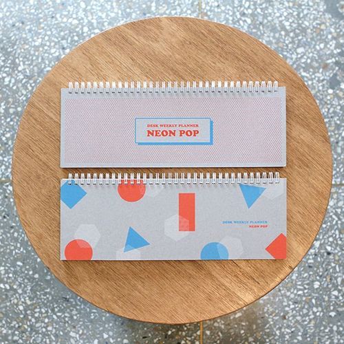 MochiThings: Neon Pop Desk Weekly Planner