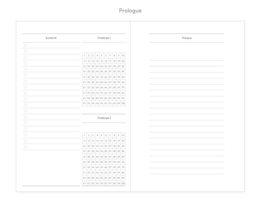 MochiThings: 365 Days Daily Checklist Planner
