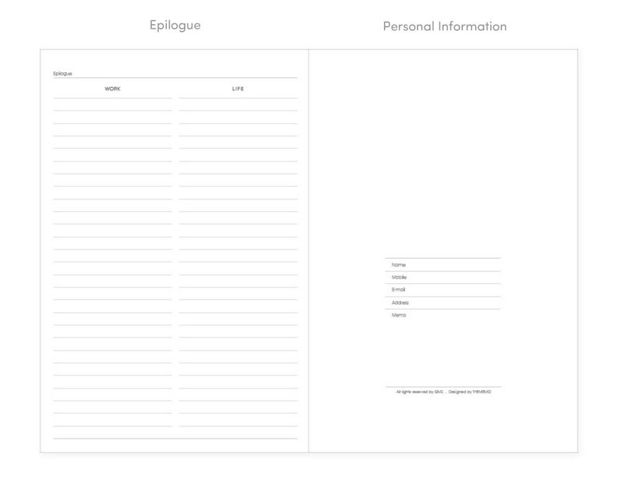 MochiThings: 365 Days Daily Checklist Planner
