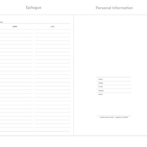 MochiThings: 365 Days Daily Checklist Planner