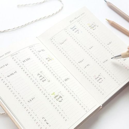 MochiThings: 2020 Vintage Daily Planner