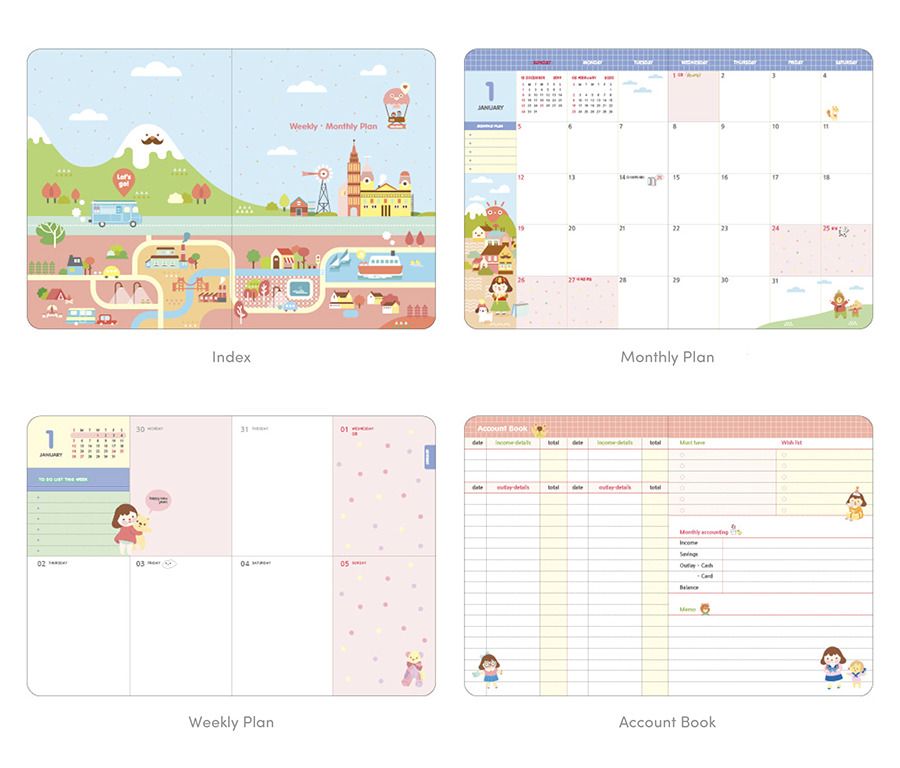 MochiThings: 2020 Hello Coco Diary Planner