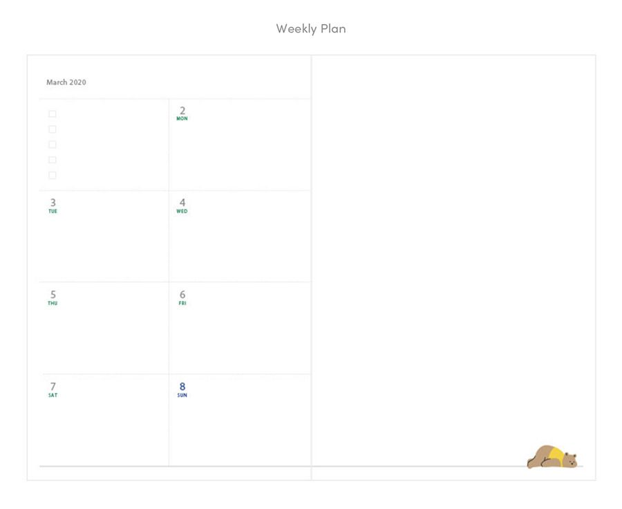 MochiThings: 2020 Make it Count Today Planner