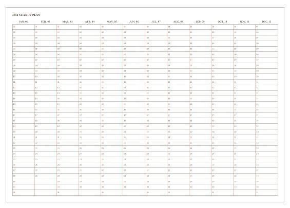 MochiThings: 2014 The Planner L