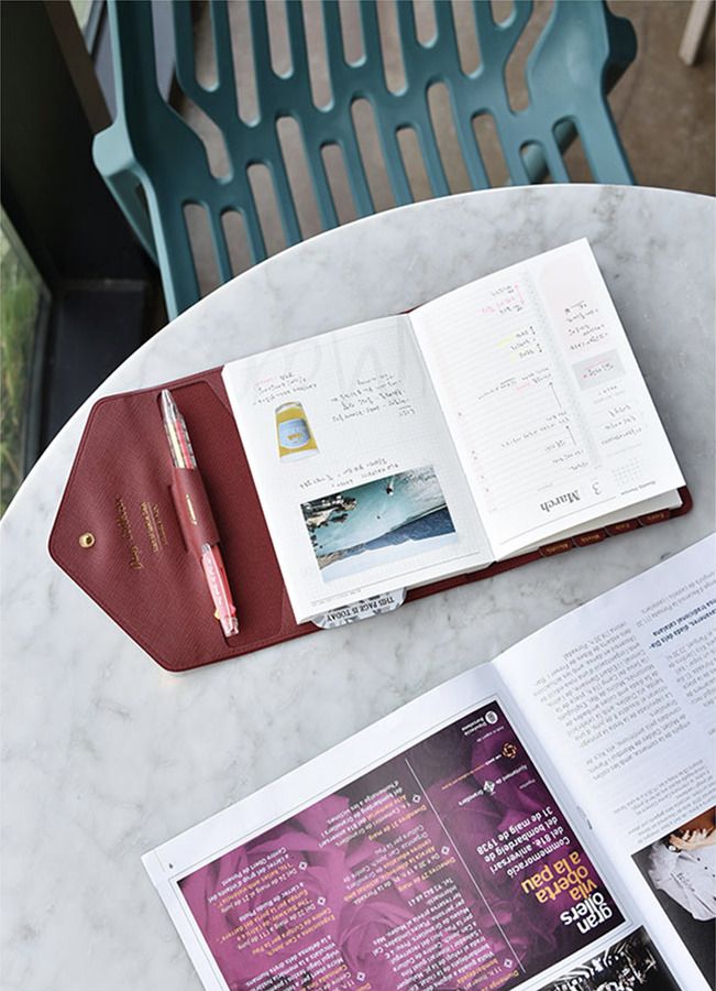 MochiThings: 2020 Leather Diary Wallet